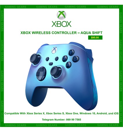 XBOX WIRELESS CONTROLLER – AQUA SHIFT - GGC CAMBODIA - "Bring Techs to ...