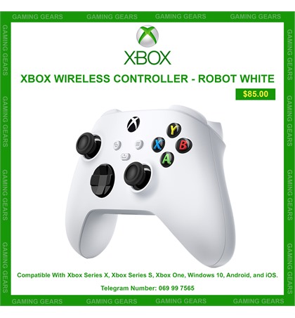 XBOX WIRELESS CONTROLLER ROBOT WHITE - Gaming Gears - Best Gaming Gears ...